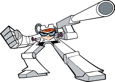 Dexters Lab Cartoon El Laboratorio De Dexter Robot Clipart Large Size Png Image Pikpng