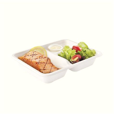 3 Compartment Food Tray 700ml Econtainer Philippines