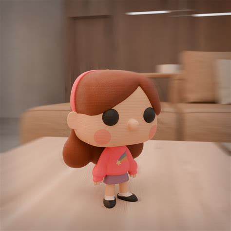 Funko Pop Gravity Falls Pack 4 3d Printing Stl Models