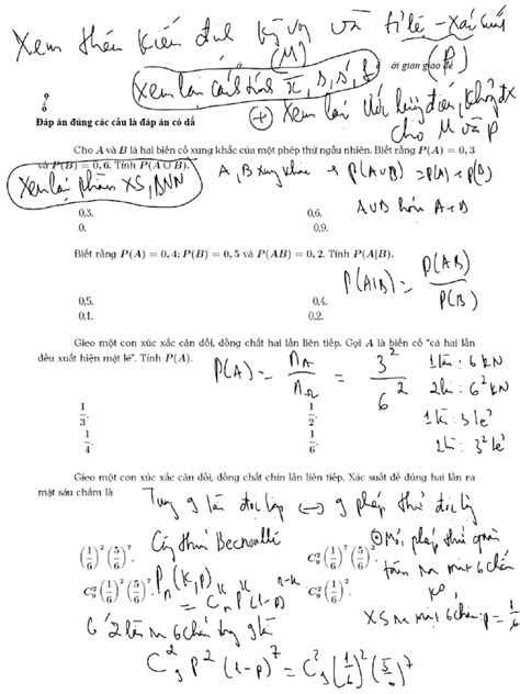 Bai Tap Xstk | PDF