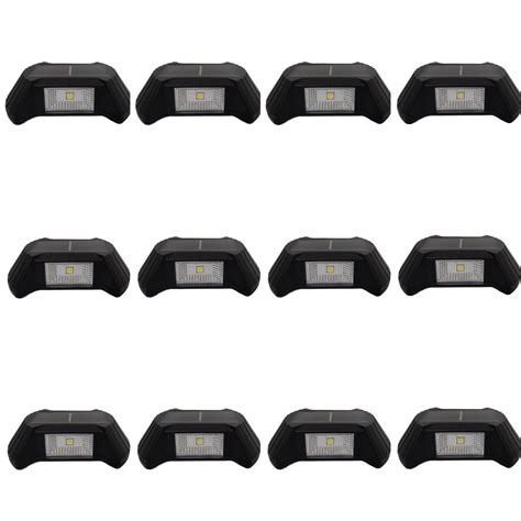 Set 12 Lampi Cu Incarcare Solara Pentru Pereti Scari Garduri Lumina