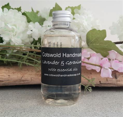 Lavender And Geranium Essential Oils Diffuser Refill 100g Cotswold