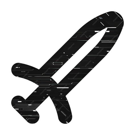 Sword Icon Photo Black White Scratch Texture Premium Ai Generated Image