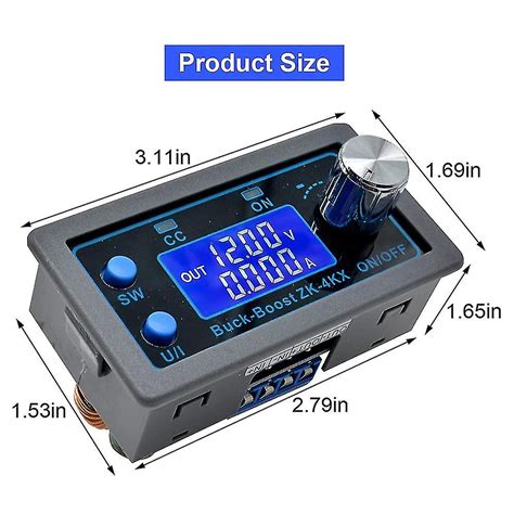 Dc Dc Boost Converter Variable Voltage Regulator Cc Cv 05 30v 4a 5v 6v