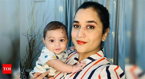 Parvathy Krishna Wishes Half Birthday To Son Avyukth Says Time Runs So Fast Times Of India