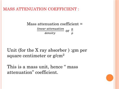X Ray Attenuation Pdf