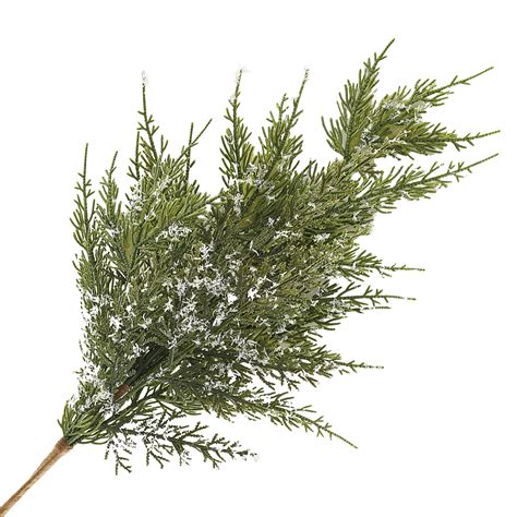 Spray Cedar Green 18 Snow Frosted Christmas Forever