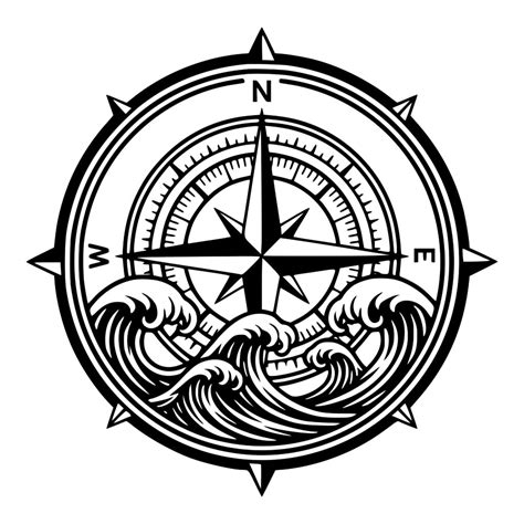 Oceans Compass Guide Creative Meadow