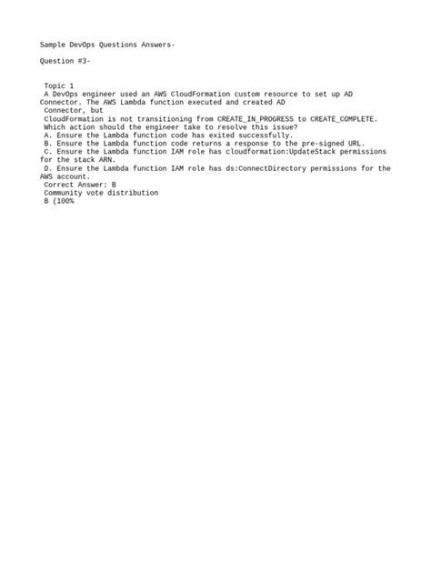 Sample Devops Question Answer 3 Pdf