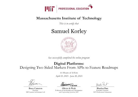 Excited To Share That I Have Completed The Mit Professional Education