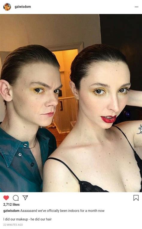 Thomas Sangster And Gzi Wisdom On Ig Attori