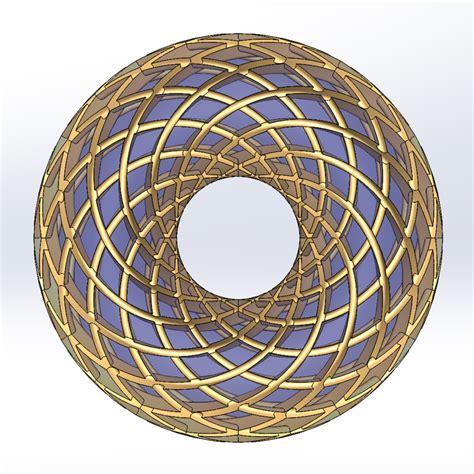 3d Printable Orgone Scalar Rodin Coil Torus Stl 120mm X 42mm Diameter