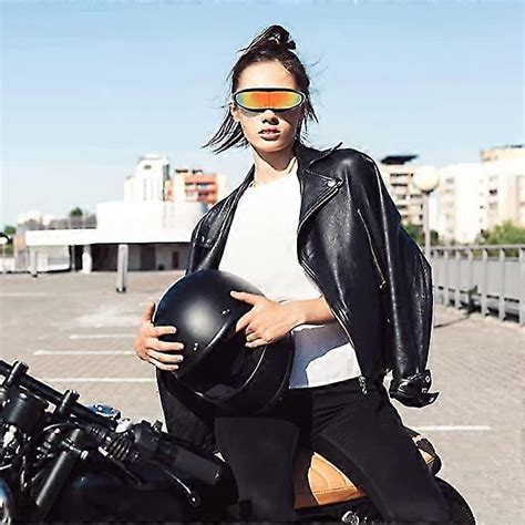 2pcs Futuristic Sunglasses Space Glasses Alien Glasses Set Party