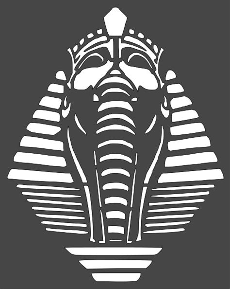 Sphinx Head Stencil