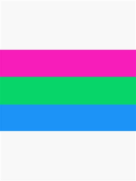 Polysexual Flag Poster For Sale By Hailstonestixer Redbubble