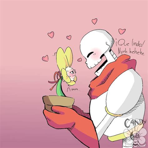 Papyrus X Flowey By C4ndynani On Deviantart