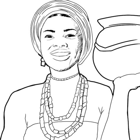 Premium Vector Afro Girl 1