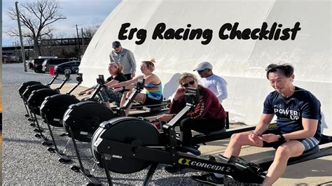 Erg Racing Checklist Rowing Chat