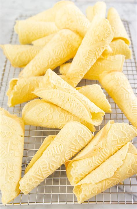 Krumkake Norwegian Dessert Cookie Recipes