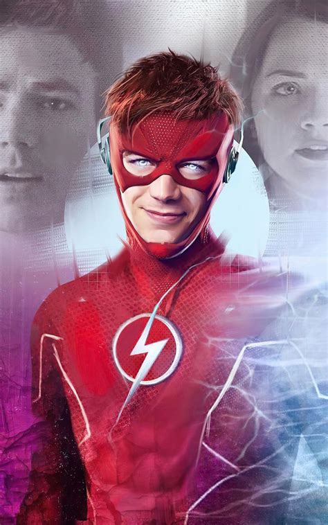The Flash Unmasks Gustin S Scarlet Speedster For Season 8 S New Poster