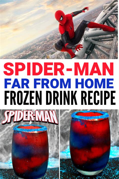 Spider Man Drink Recipe Marvel Avengers Party Ideas Recipe Disney
