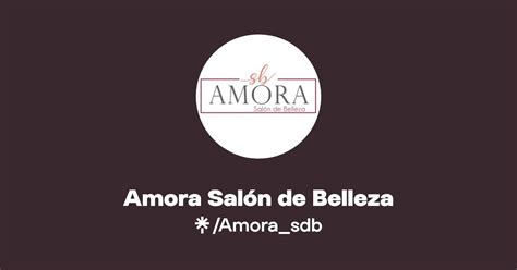 Amora Salón De Belleza Instagram Tiktok Linktree
