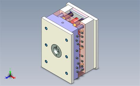 顶盖定时器注塑模具ug模型图纸下载 懒石网