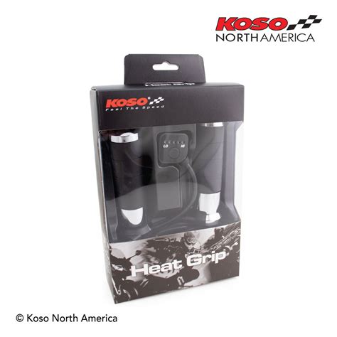 Titan Heated Grips Chrome Koso North America
