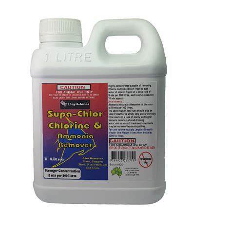 Superchlor Fish Tank Ammonia Neutralizer 100ml Aquaholics Online
