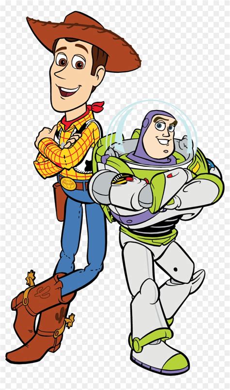 Cute Toy Story Clip Art Medium Size Woody And Buzz Clipart Free