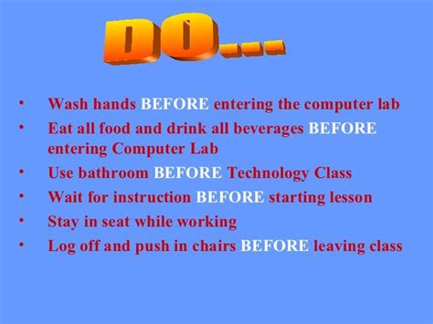 Classroom Technology Rules