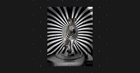 Zebra Illusion Zebra T Shirt Teepublic