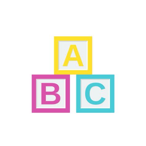 Drawing Of Abc Building Blocks Illustrations Royalty Free Vector