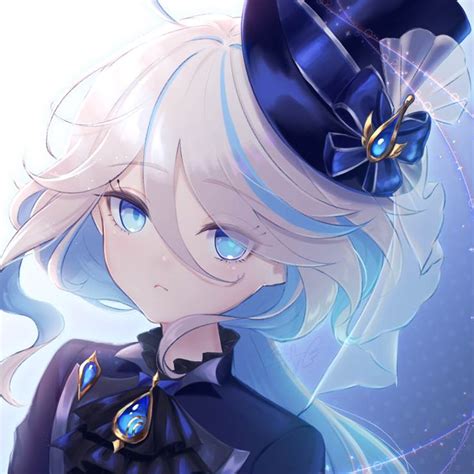 弗莉娜，我好兴奋插画师绯月すずめお的原神插画图片 Bobopic