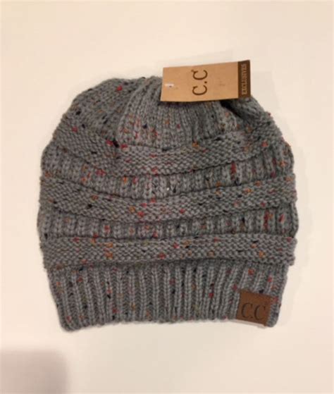 Cc Brand Knitted Beanie Hat