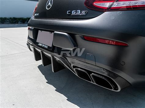 Mercedes W205 C63 C63s Coupe Facelift 19 Dtm Carbon Fiber Diffuser