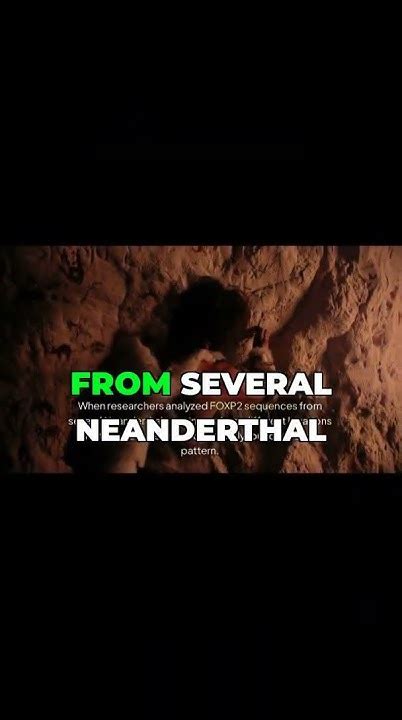 Foxp2 Neanderthals Had Our Mutations Shorts Shortsvideo Youtube
