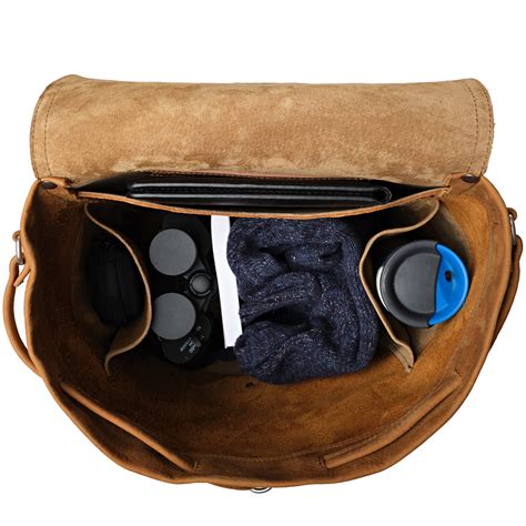 16 Tumbled Leather Drawstring Backpack