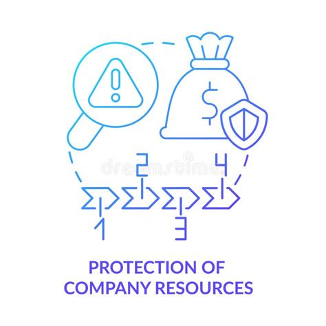 Security Asset Management Concept Icon Stock Illustrations 292