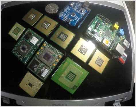 Integrated Circuit Microprocessor Central Processing Unit Developed