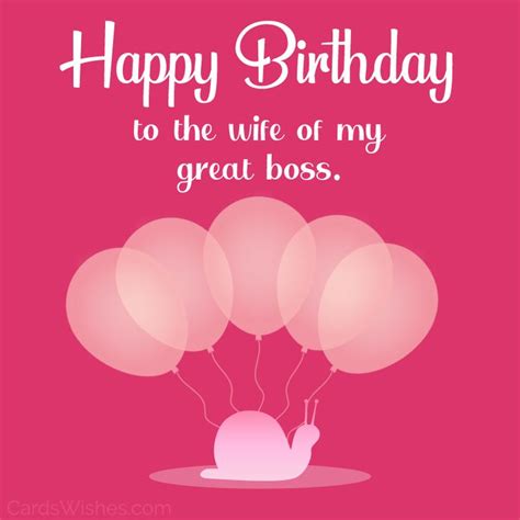 30 Birthday Wishes For Boss Wife Birthday Message For Boss Wife