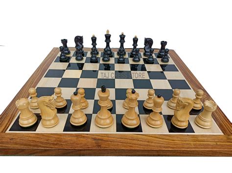 Tournament Russian Zagreb Chess Set Handcrafted Wooden Chessmen With 21