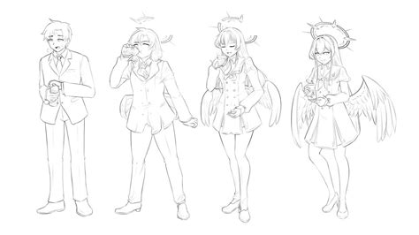 Art Stream Sensei To Nagisa Blue Archive Tgar By Kaiza Tg On