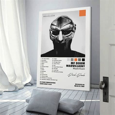 Madvillain Mf Doom Madlib Madvillainy Album Poster 41 Off
