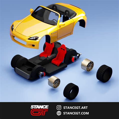 🚗 S2000 Model Kit Car・archivo Stl Para Impresión 3d・cults