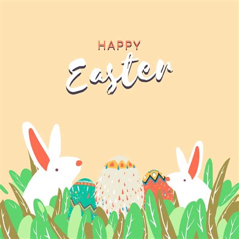 Free Vector Easter Border Illustration