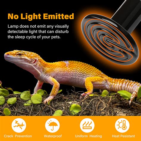 Reptile Heat Lamp 150w 2 Pack Ceramic Heat Emitter No