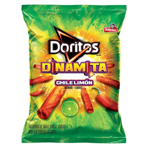 Doritos Dinamita Chile Limon Flavored Tortilla Chips 3 75oz