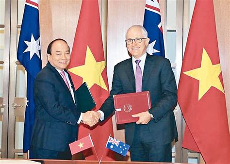越南總理訪澳 加強南海合作 東方日報