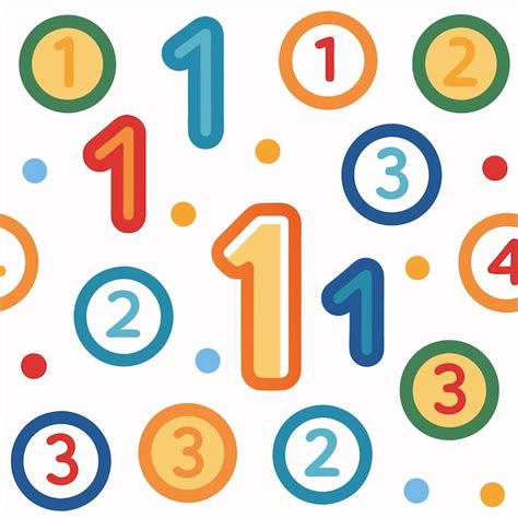 Premium Vector Pattern With A Numbers Theme